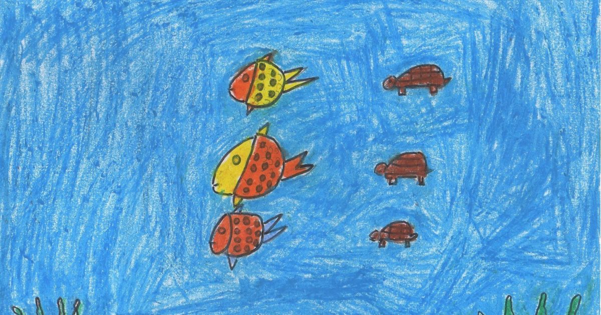 Friends in the pond - Art Starts